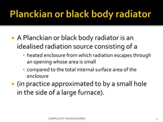1.3 planckian radiators and colour temperature | PPT