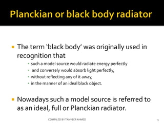 1.3 planckian radiators and colour temperature | PPT
