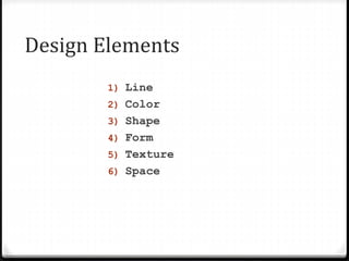 1-2 Principles of Design lecture | PPTX