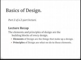 1-2 Principles of Design lecture | PPT