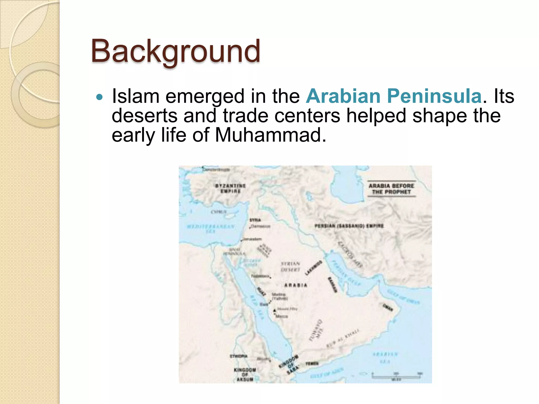Rise of Islam: Muhammad | PPTX