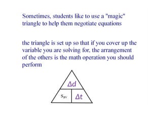 Average Speed Sample Problems | PPT