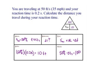 Average Speed Sample Problems | PPT