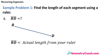 1-3 Measuring Segments | PDF