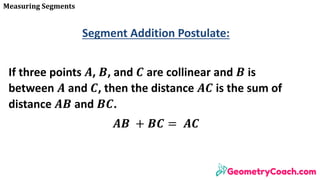 1-3 Measuring Segments | PDF