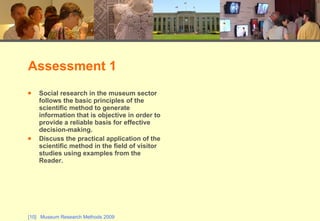 1.3 Museum Research Methods Social Research Fundamentals | PPT