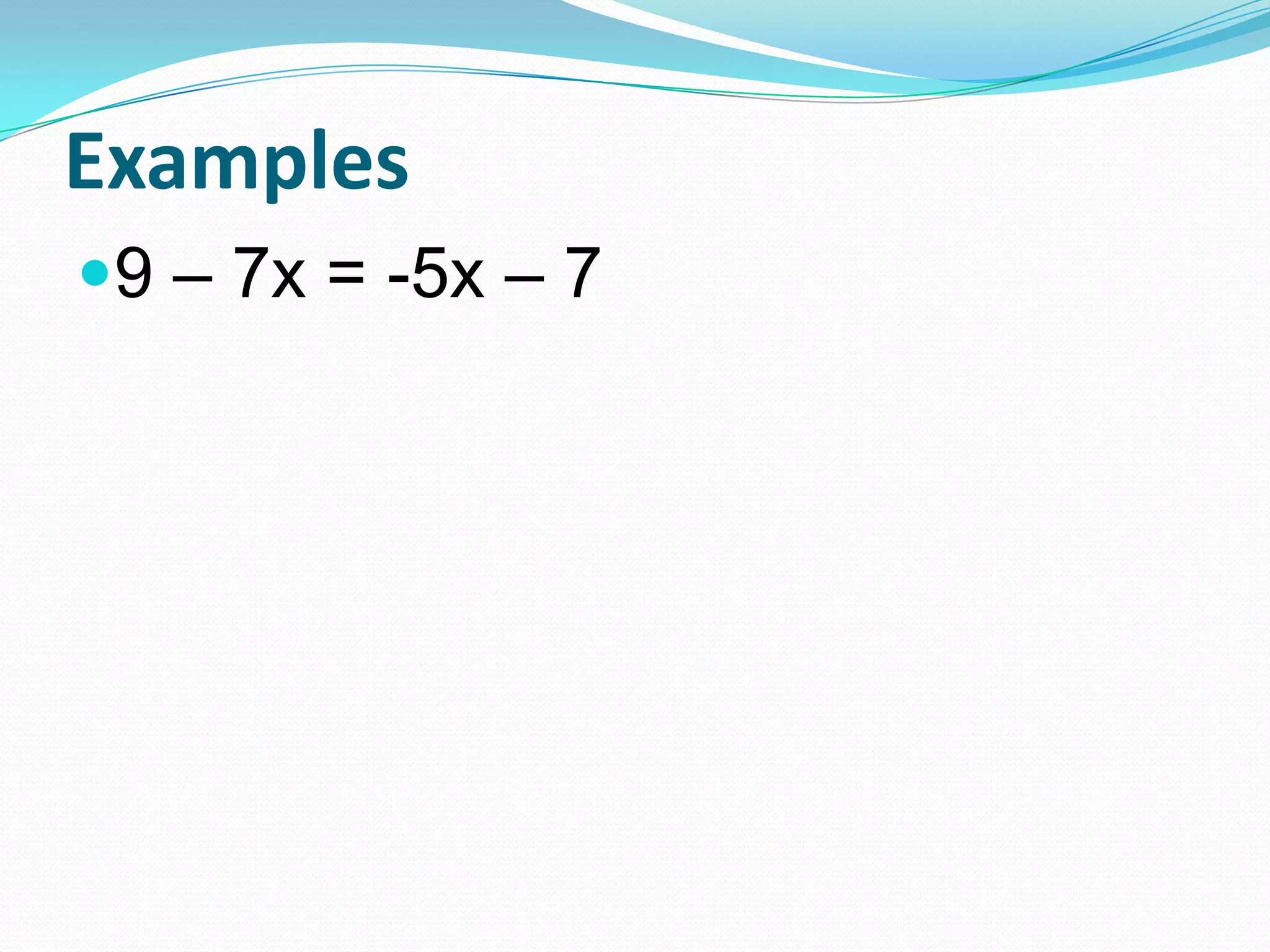 1 3 solving equations with variables on both sides | PPTX | Programming Languages | Computing