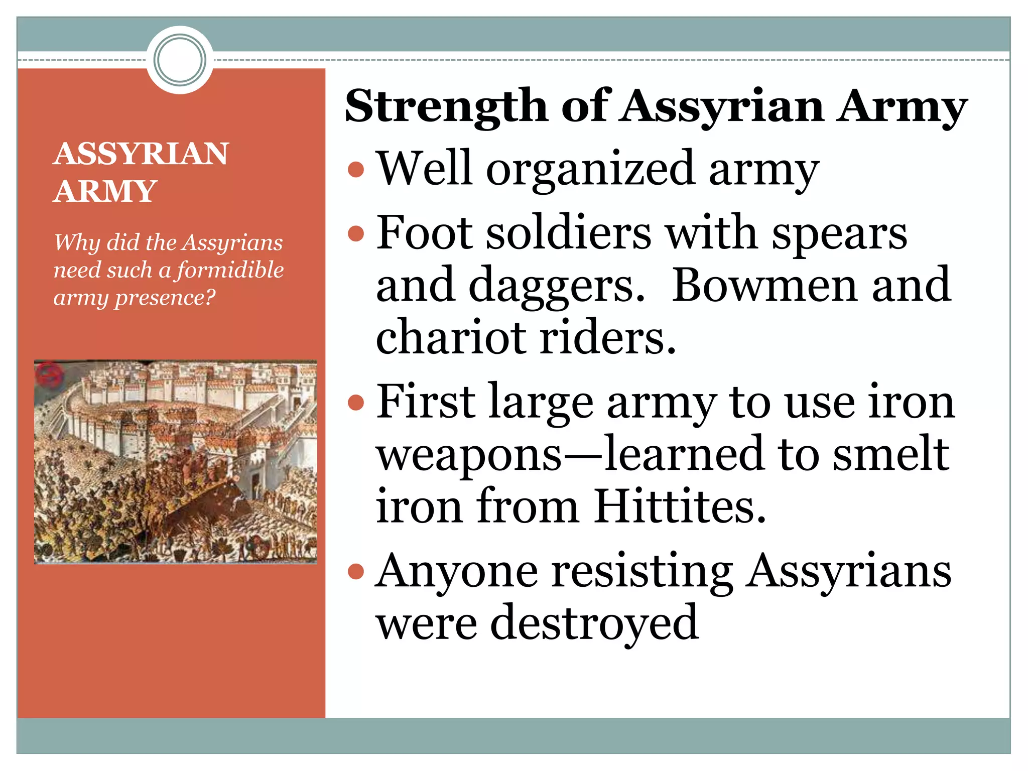 The Assyrians and Babylon | PPTX