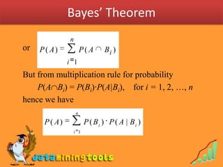 Theorems And Conditional Probability | PPTX | Physics | Science