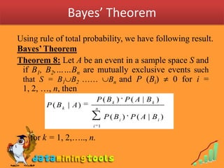 Theorems And Conditional Probability | PPTX | Physics | Science
