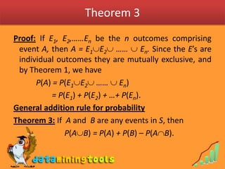 Theorems And Conditional Probability | PPTX | Physics | Science