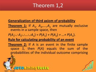 Theorems And Conditional Probability | PPTX