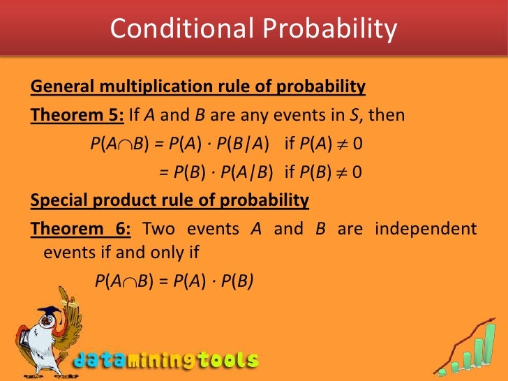 Theorems And Conditional Probability