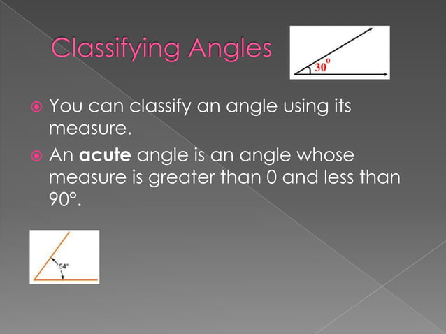 1.4 Measuring and Classifying Angles | PPTX | Geography | Science