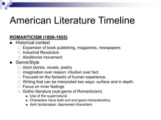 1-4-2010 THE BEGINNINGS OF AMERICAN LITERATURE.ppt