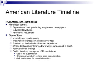 1-4-2010 THE BEGINNINGS OF AMERICAN LITERATURE.ppt