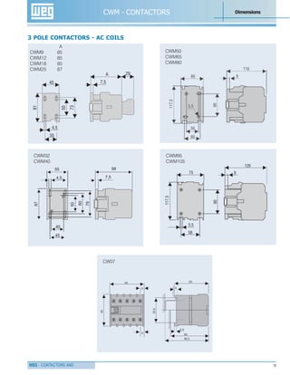 WEG Contactors Oveload Relays | PDF