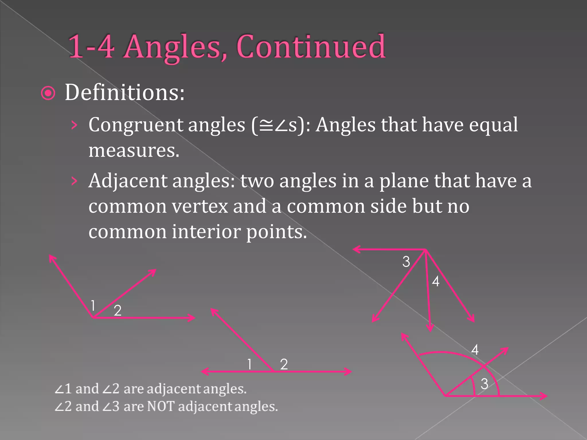 1 4 angles, continued | PPTX