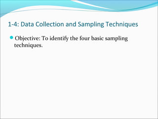 1.4 Data Collection & Sampling | PPT