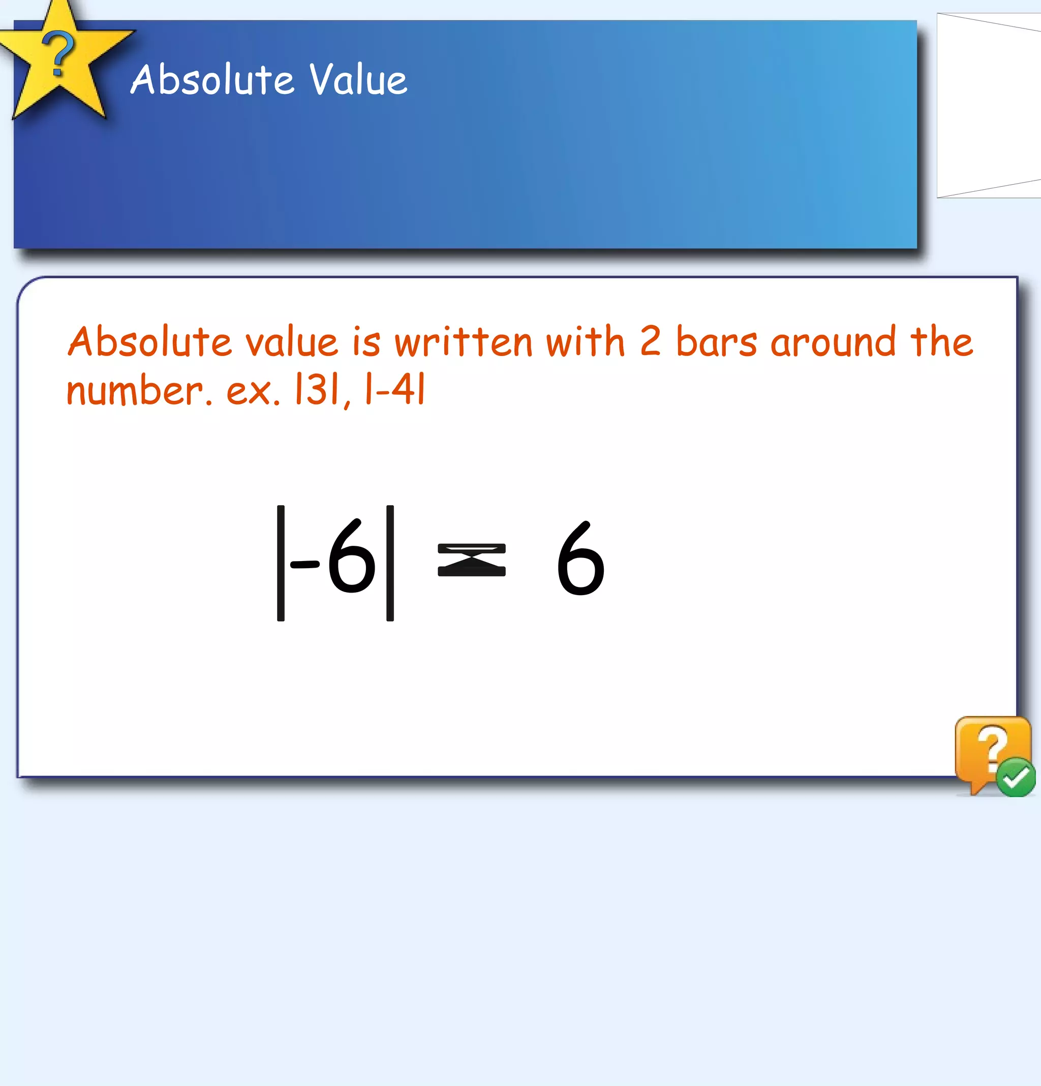 Absolute Value | PPT