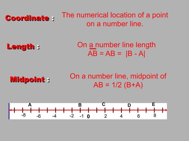 Measuring Segments and Coordinate Plane | PPTX
