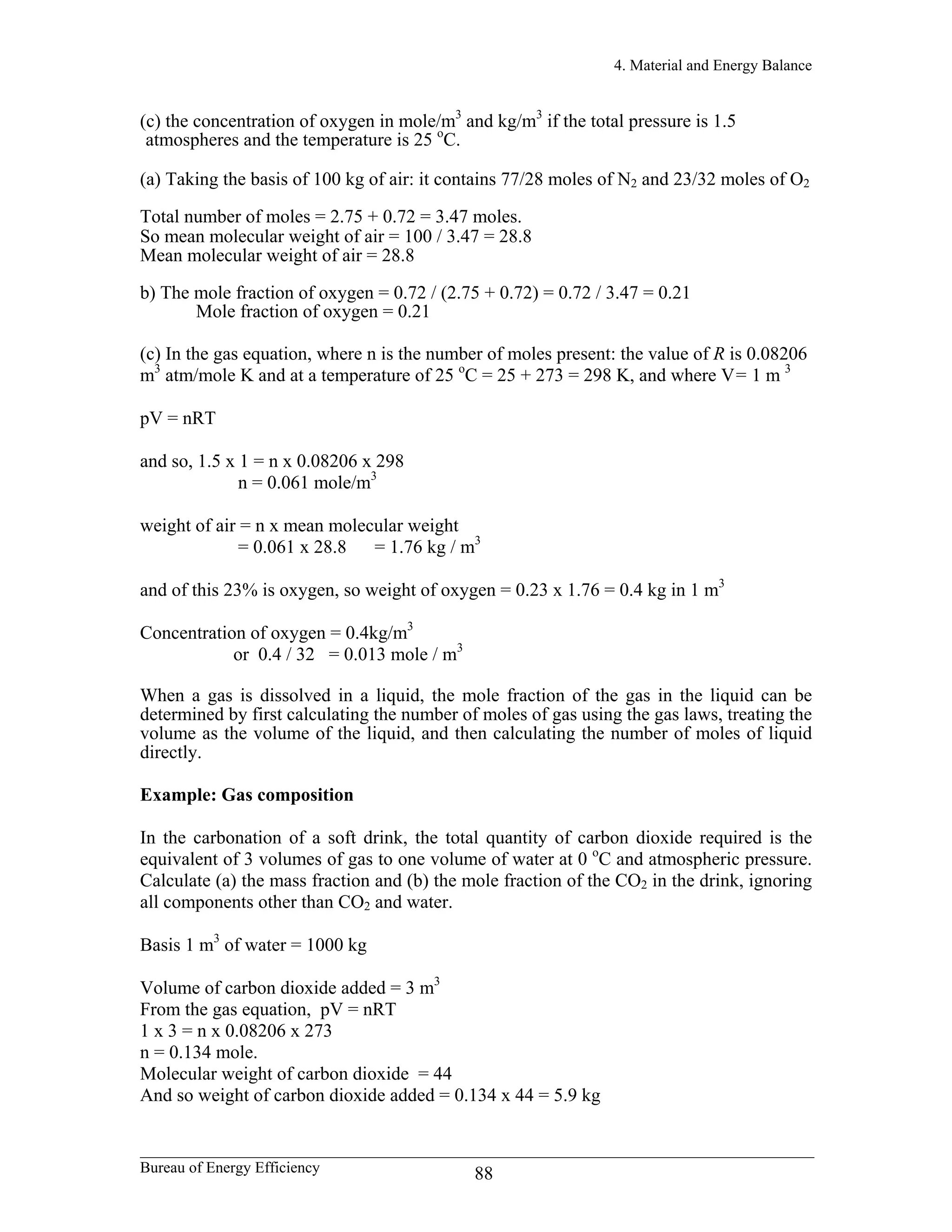 1.4 material and energy balance | PDF