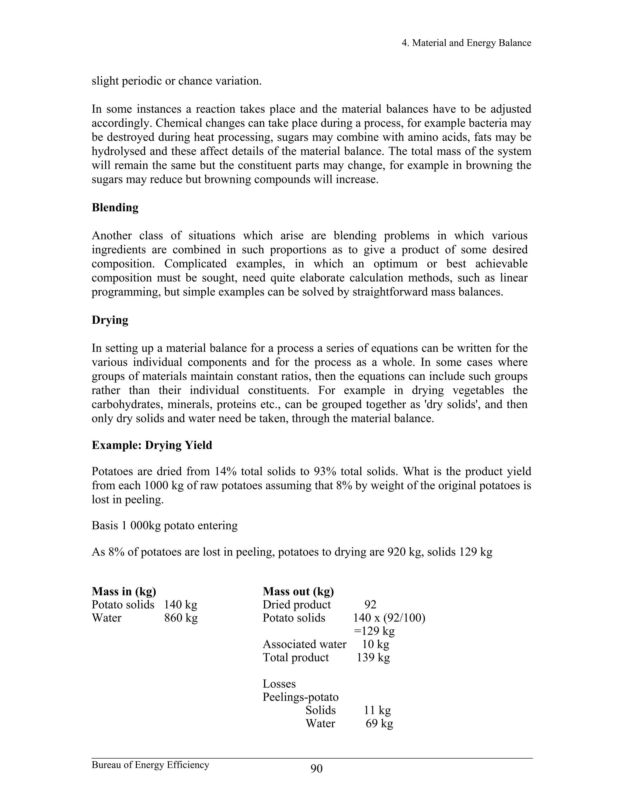 1.4 material and energy balance | PDF