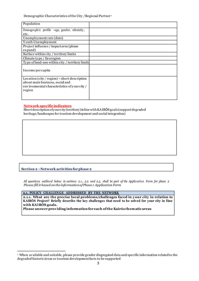 1 4 questionnaire baseline kairos | PDF