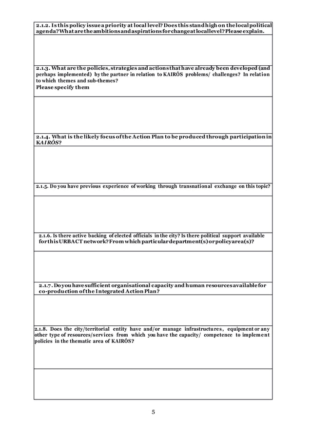 1 4 questionnaire baseline kairos | PDF