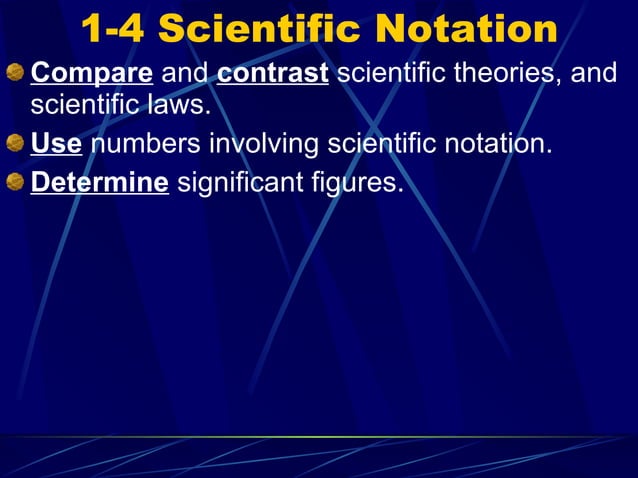 1-4 Scientific Notation | PPT