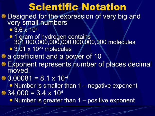 1-4 Scientific Notation | PPT