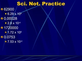 1-4 Scientific Notation | PPT