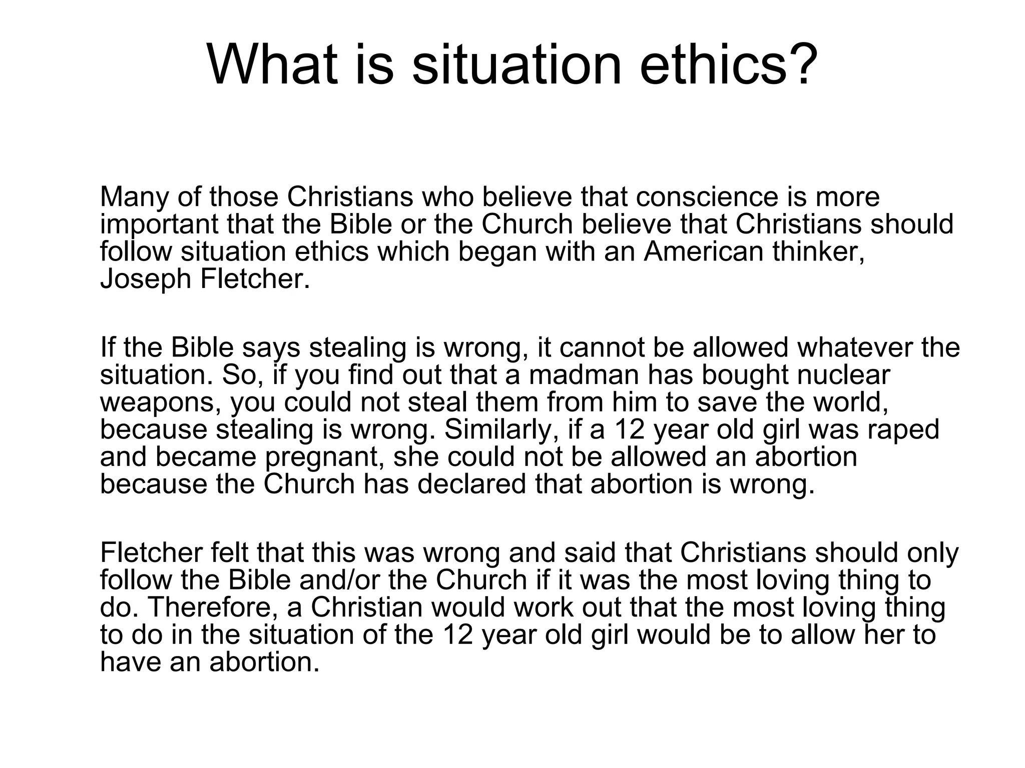 1.4 situation ethics | PPT