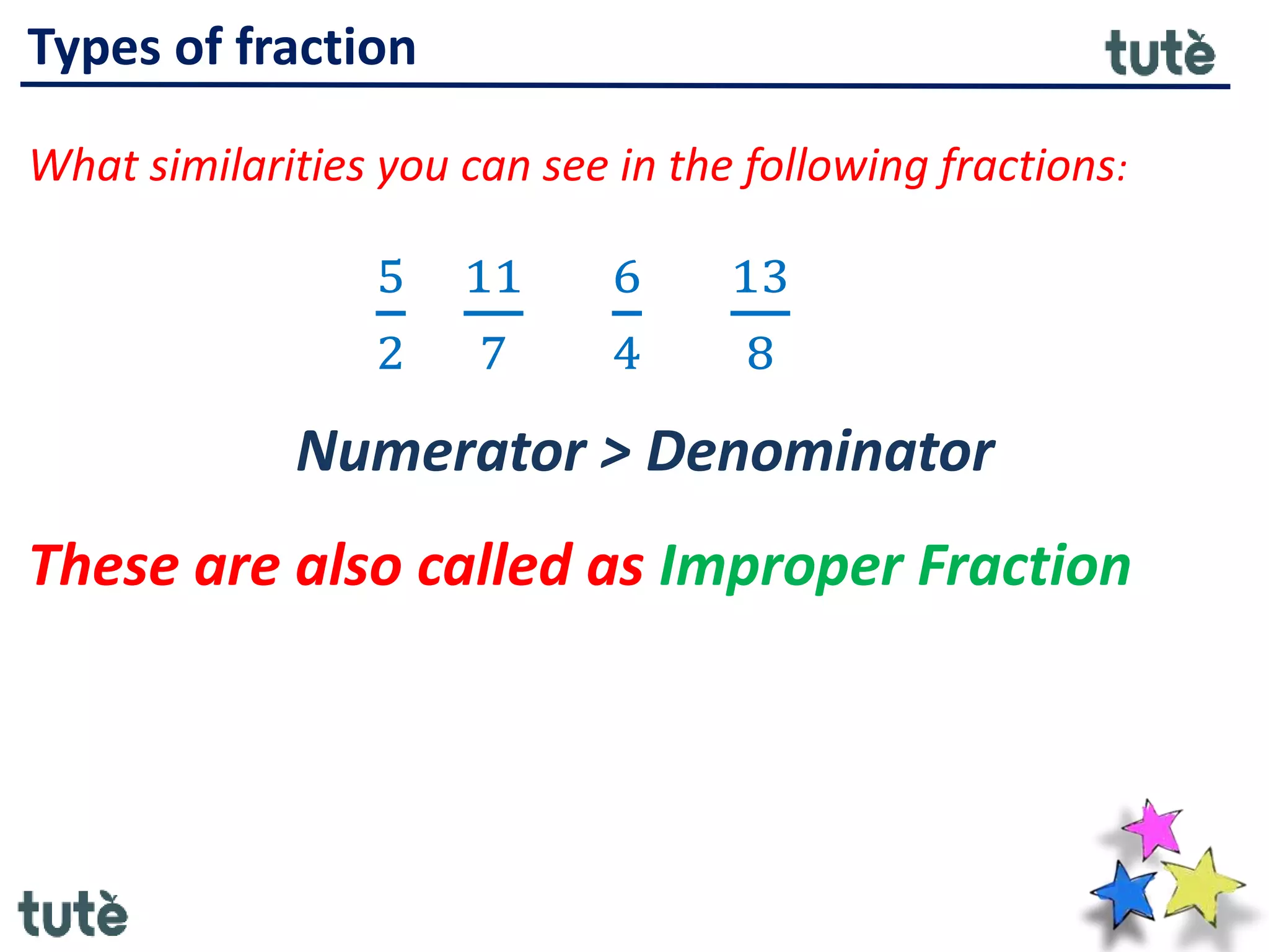 4th - cbse - fraction and its types - mathematics | PPTX