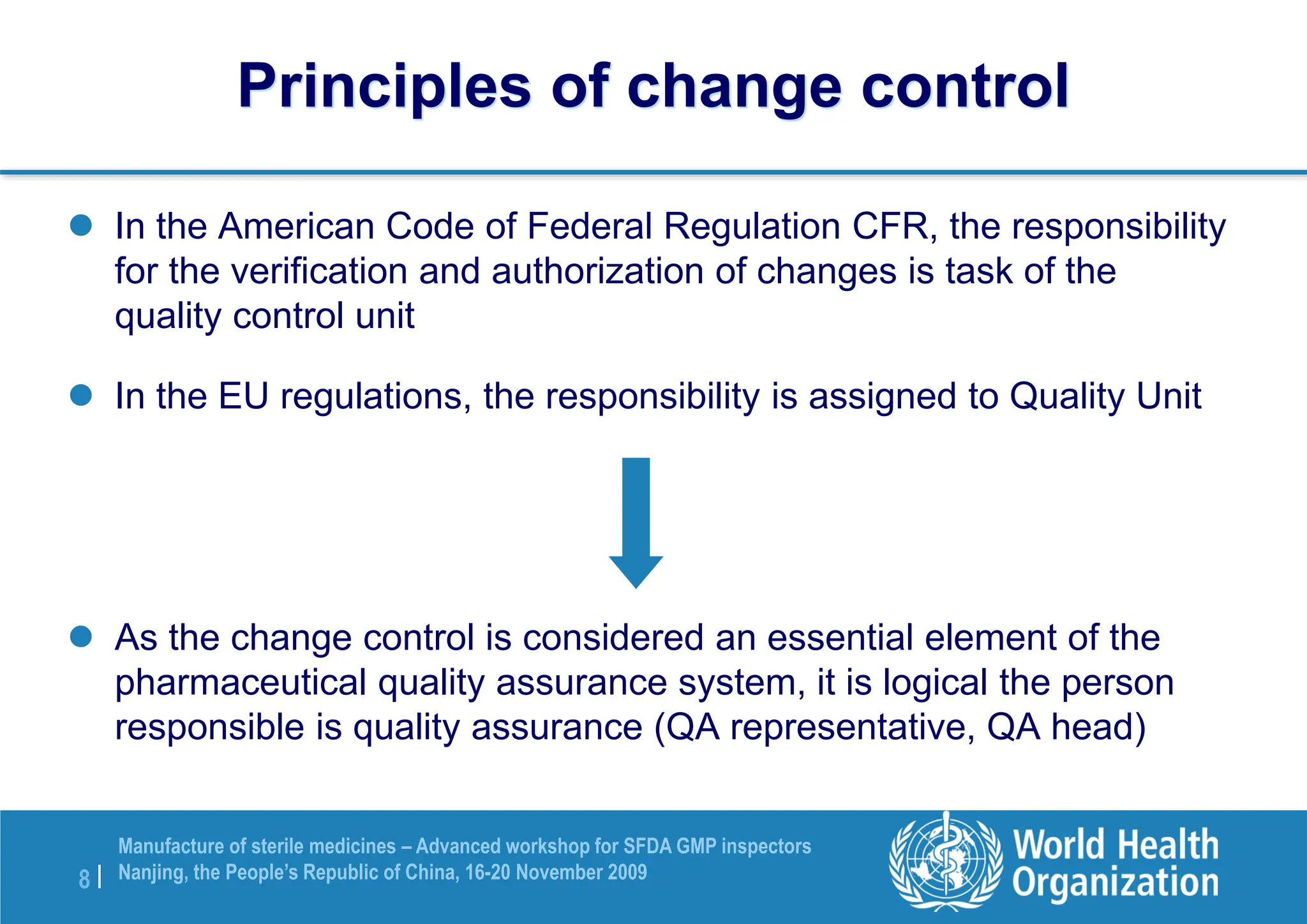 WHO Change Control - IN Health Care.pptx