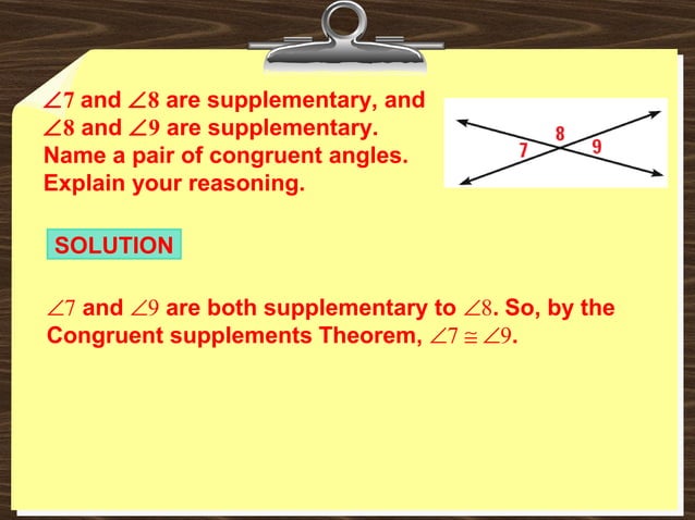 1.5 Complementary and Supplementary Angles | PPT | Physics | Science