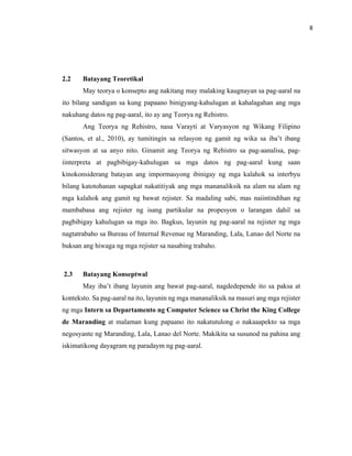 Beybi Tesis in Filipino part 2 | PDF