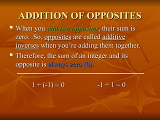 Power Point Presentation on Addition | PPT