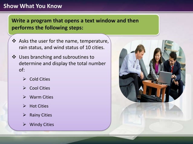 1.5 branching and subroutines | PPTX