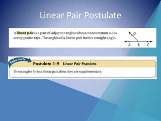 Geometry Angle Pairs | PPTX