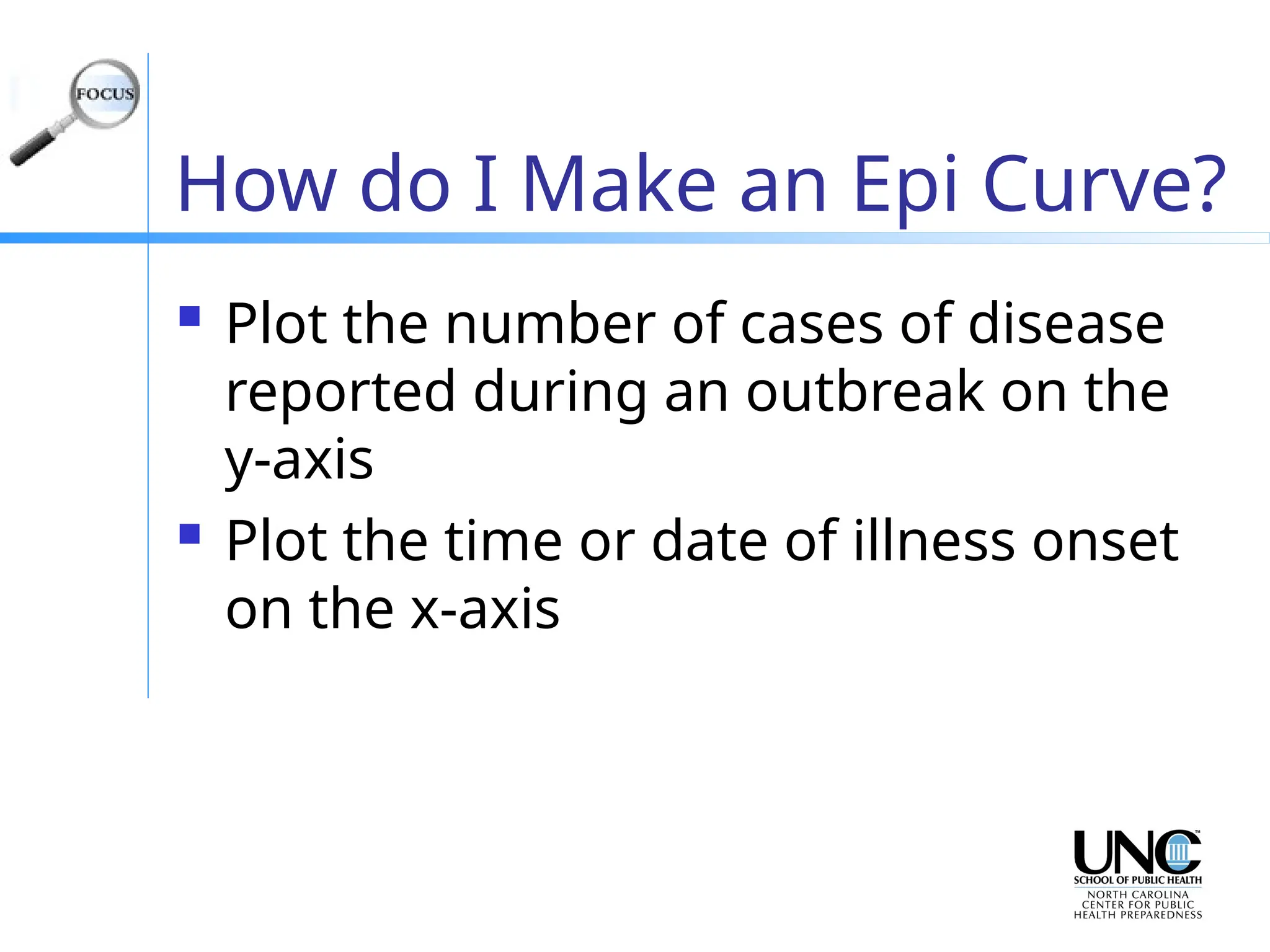 Epidemic Curves and its interpretations of | PPT