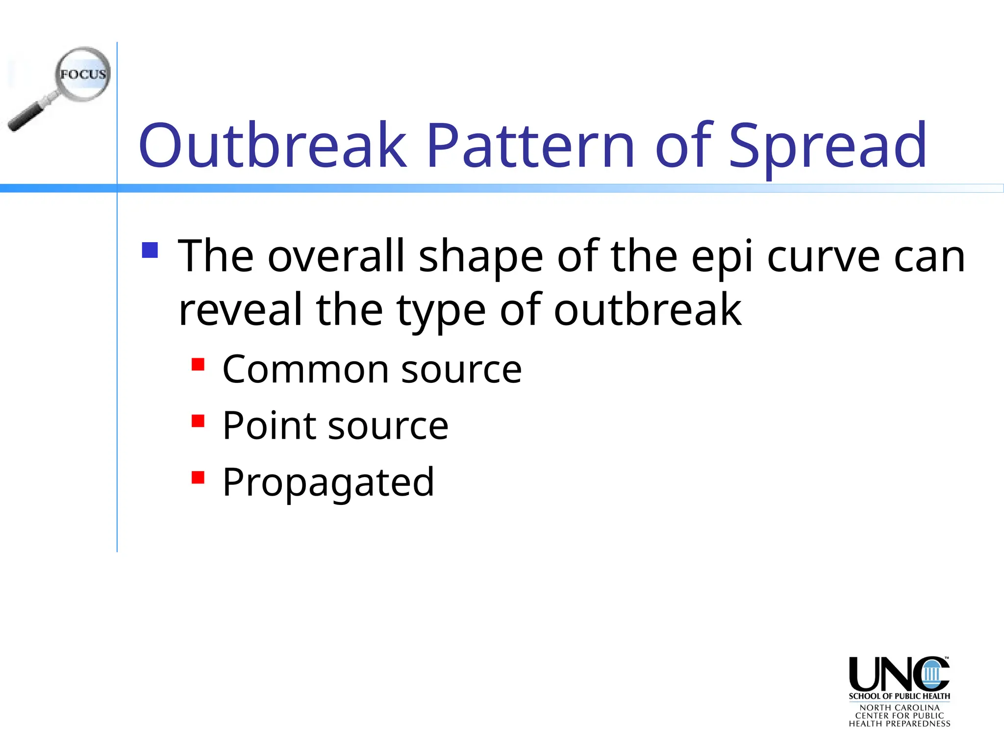Epidemic Curves and its interpretations of | PPT