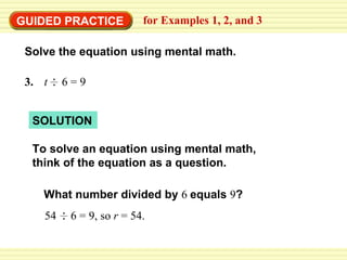 Solution Examples Math