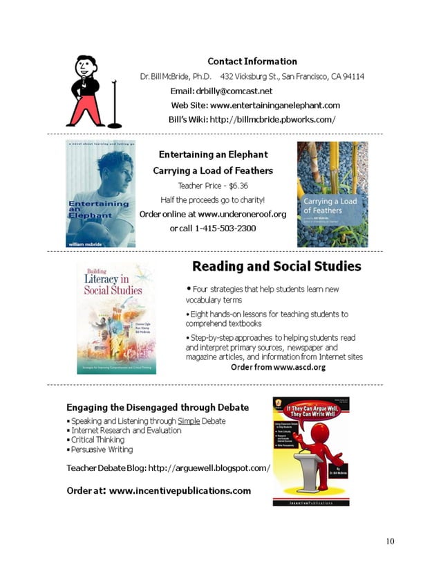 Bill McBride Debate Workshop | PDF