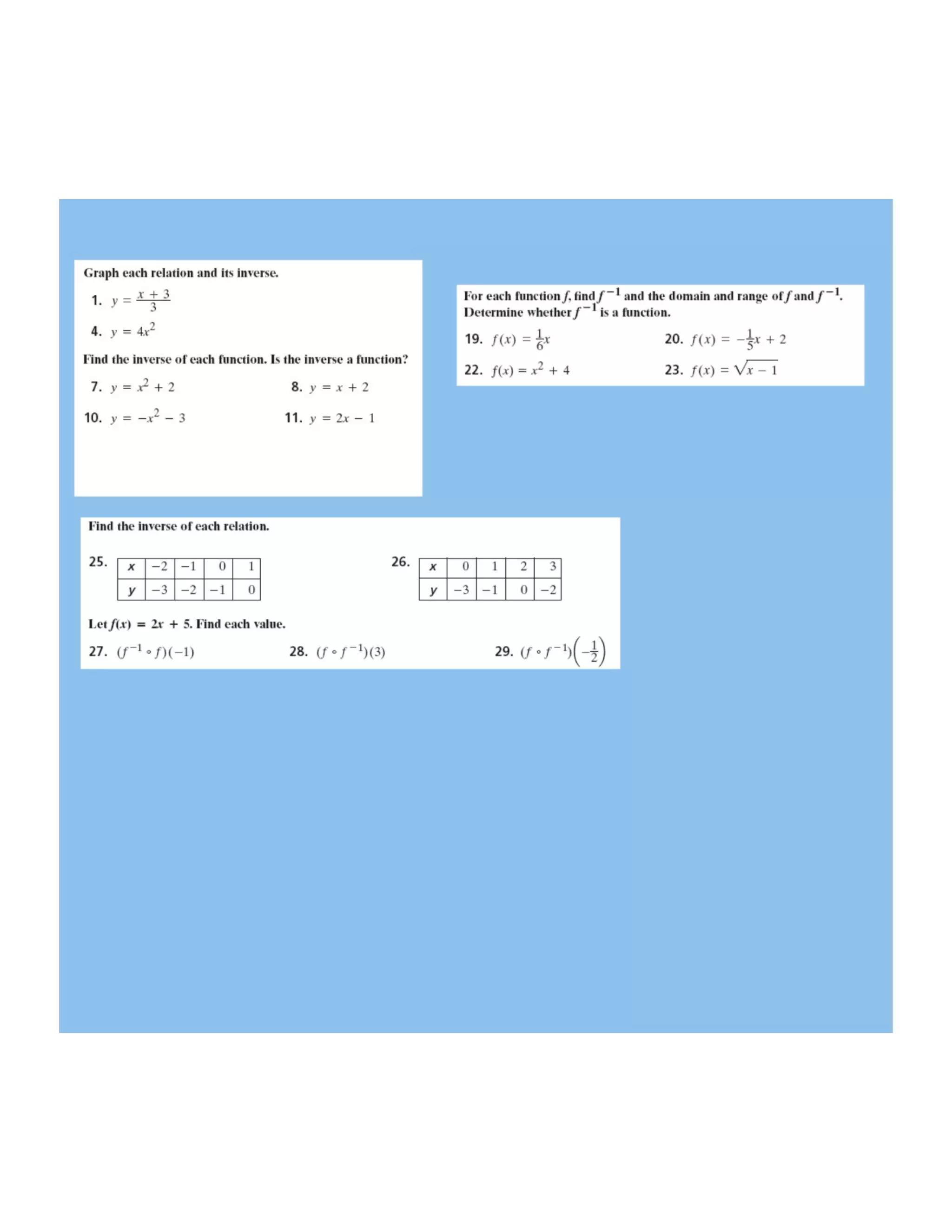 1 5 inverse functions | PDF