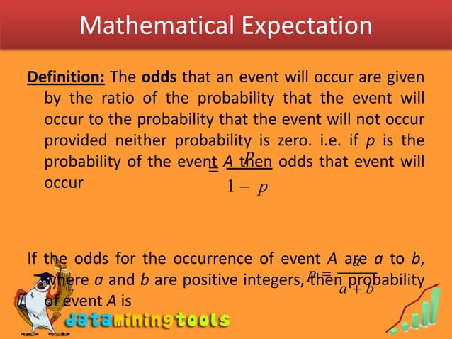 Mathematical Expectation And Variance | PPT