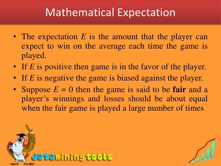Mathematical Expectation And Variance