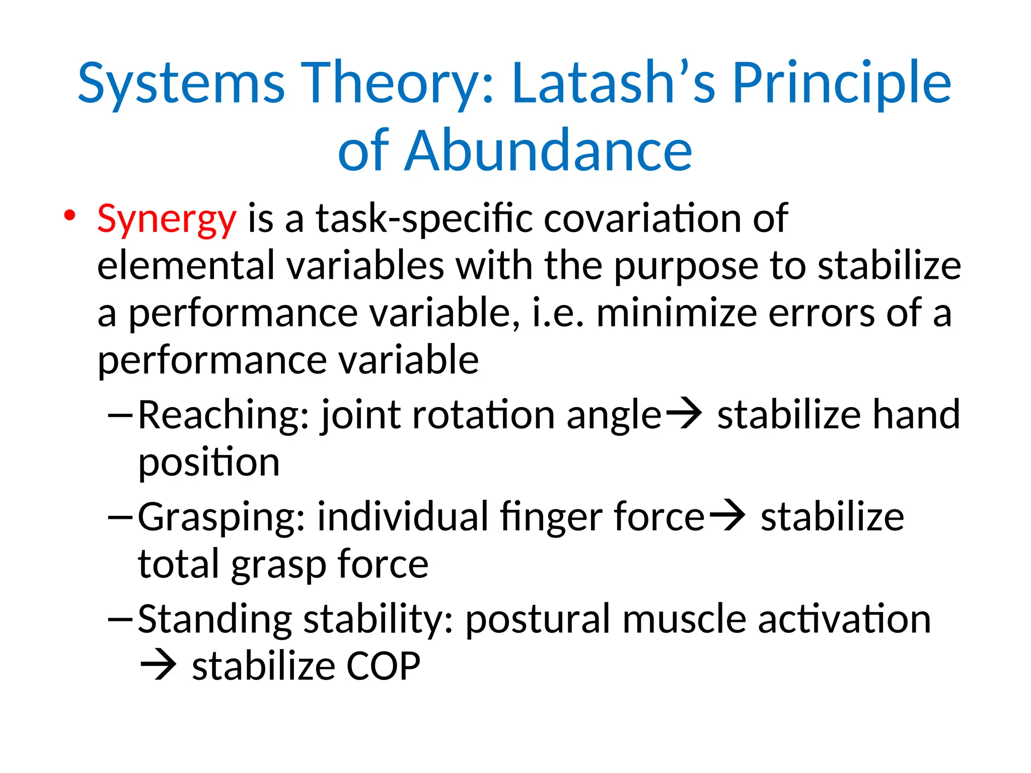1-5_Motor_Control_Theories_all motor control theories | PPT