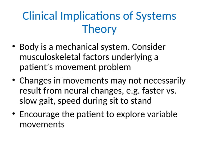 1-5_Motor_Control_Theories_all motor control theories | PPT