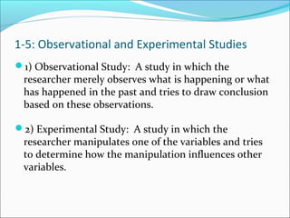 1.5 Observational vs. Experimental | PPT